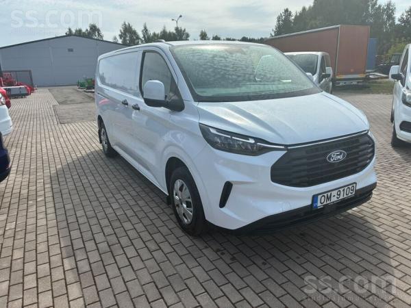 White Ford Transit 2024 in Riga, with an engine capacity of 2.00 L and mileage of 23 thousand km for 27900 €, photo 1 on AUTOMOTO.COM.LV