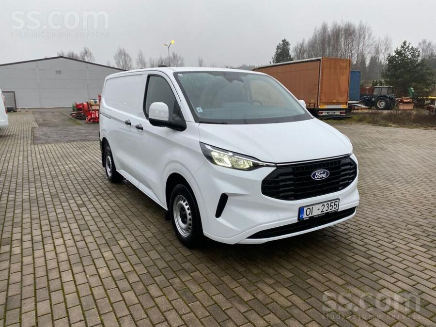 White Ford Transit 2025 in Riga, with an engine capacity of 2.00 L and mileage of 1 thousand km for 26900 €, photo 3 on AUTOMOTO.COM.LV