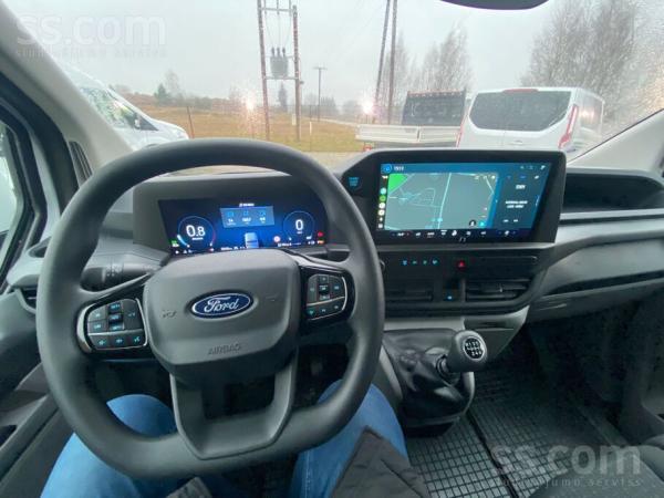 White Ford Transit 2025 in Riga, with an engine capacity of 2.00 L and mileage of 1 thousand km for 26900 €, photo 7 on AUTOMOTO.COM.LV
