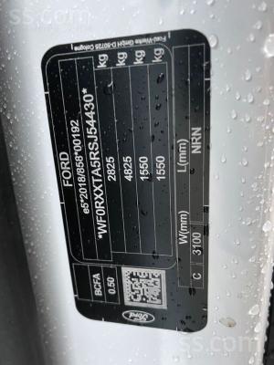 White Ford Transit 2025 in Riga, with an engine capacity of 2.00 L and mileage of 1 thousand km for 26900 €, photo 13 on AUTOMOTO.COM.LV