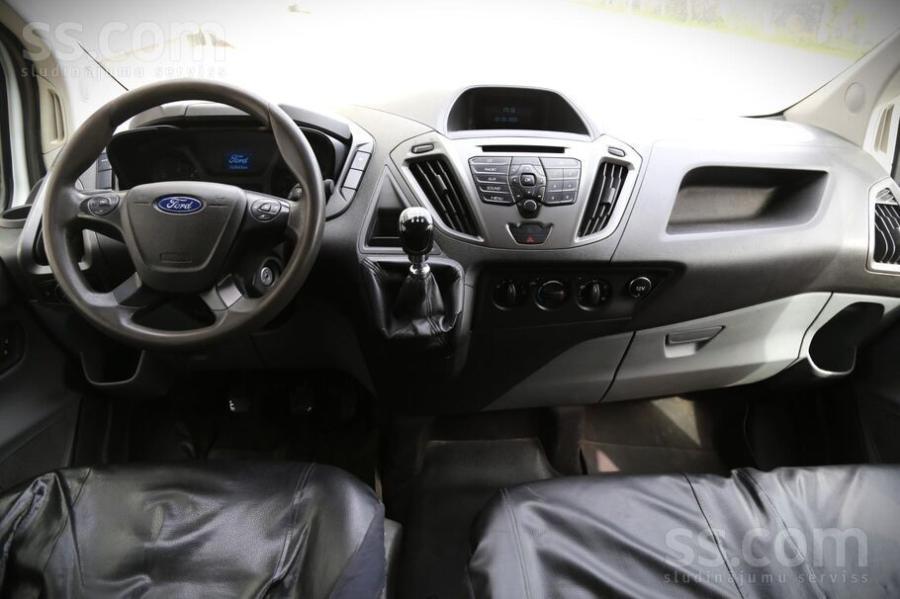 White Ford Transit 2013 in Riga, with an engine capacity of 2.20 L and mileage of 243 thousand km for 6495 €, photo 9 on AUTOMOTO.COM.LV
