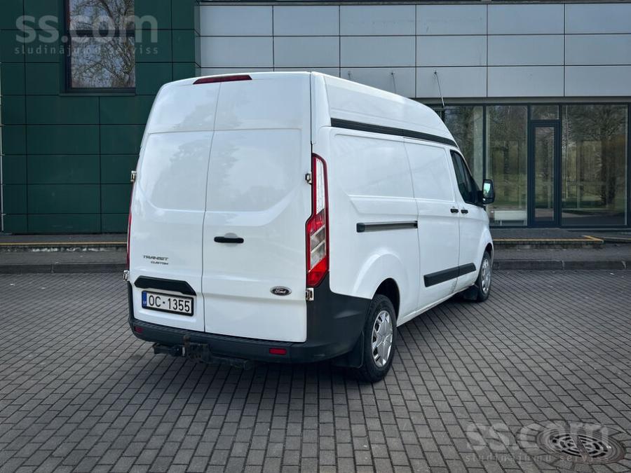 White Ford Transit 2016 in Tukums, with an engine capacity of 2.20 L and mileage of 235 thousand km for 8450 €, photo 5 on AUTOMOTO.COM.LV