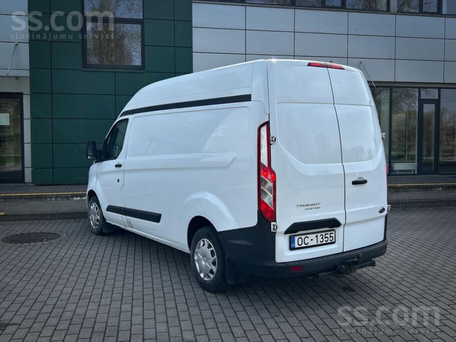 White Ford Transit 2016 in Tukums, with an engine capacity of 2.20 L and mileage of 235 thousand km for 8450 €, photo 7 on AUTOMOTO.COM.LV