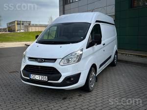 White Ford Transit 2016 in Tukums, with an engine capacity of 2.20 L and mileage of 235 thousand km for 8450 €, photo 3 on AUTOMOTO.COM.LV