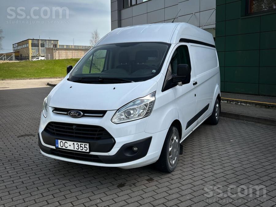 White Ford Transit 2016 in Tukums, with an engine capacity of 2.20 L and mileage of 235 thousand km for 8450 €, photo 3 on AUTOMOTO.COM.LV