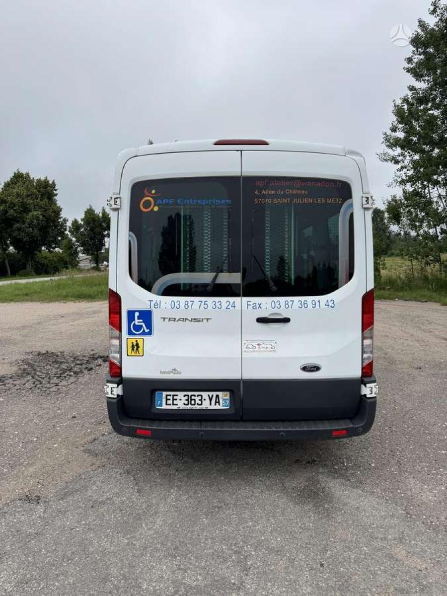 White Ford Transit 2016 in Taurage, with an engine capacity of 2.20 L and mileage of 237 thousand km for 8500 €, photo 7 on AUTOMOTO.COM.LV