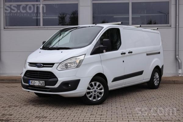White Ford Transit 2016 in Riga, with an engine capacity of 2.00 L and mileage of 214 thousand km for 7995 €, photo 1 on AUTOMOTO.COM.LV