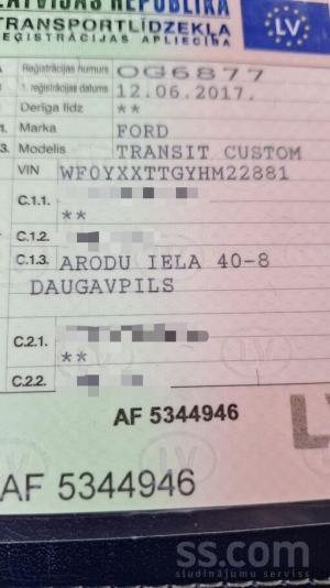 Balts Ford Transit 2017 Daugavpils, ar dzinēja tilpumu 2.00 L un nobraukumu 186 tūkst. km par 11500 €, foto 10 vietnē AUTOMOTO.COM.LV