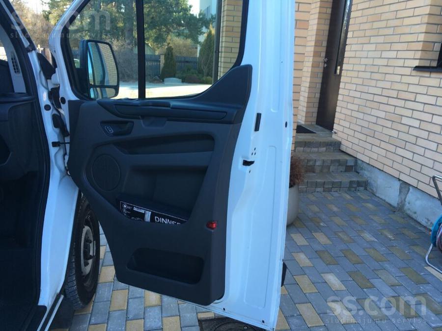 White Ford Transit 2018 in Riga, with an engine capacity of 2.00 L and mileage of 0 thousand km for 12700 €, photo 14 on AUTOMOTO.COM.LV