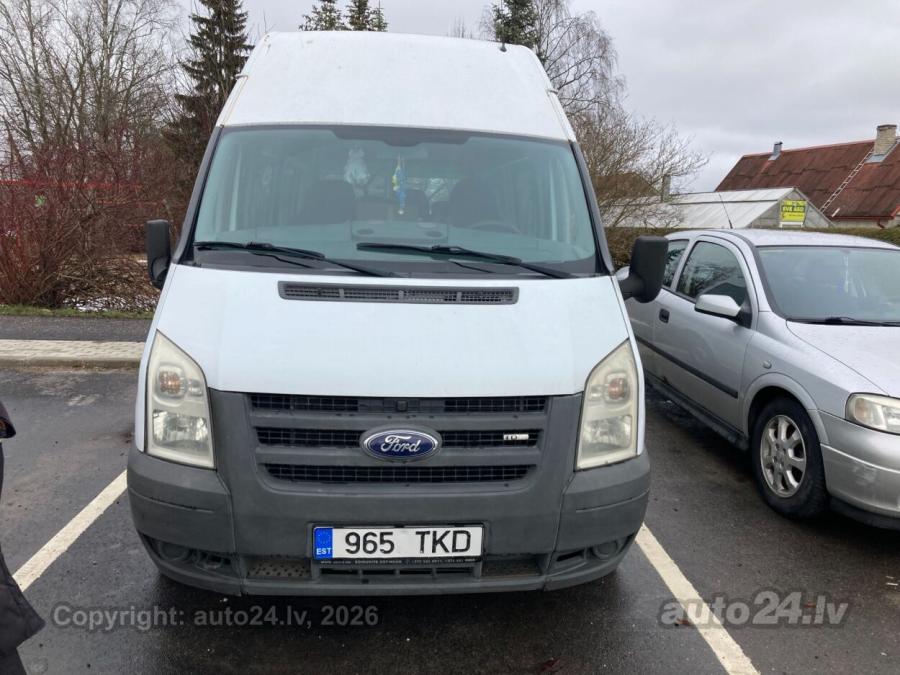 White Ford Transit 2007 in Tartu, with an engine capacity of 2.20 L and mileage of 408 thousand km for 4100 €, photo 2 on AUTOMOTO.COM.LV