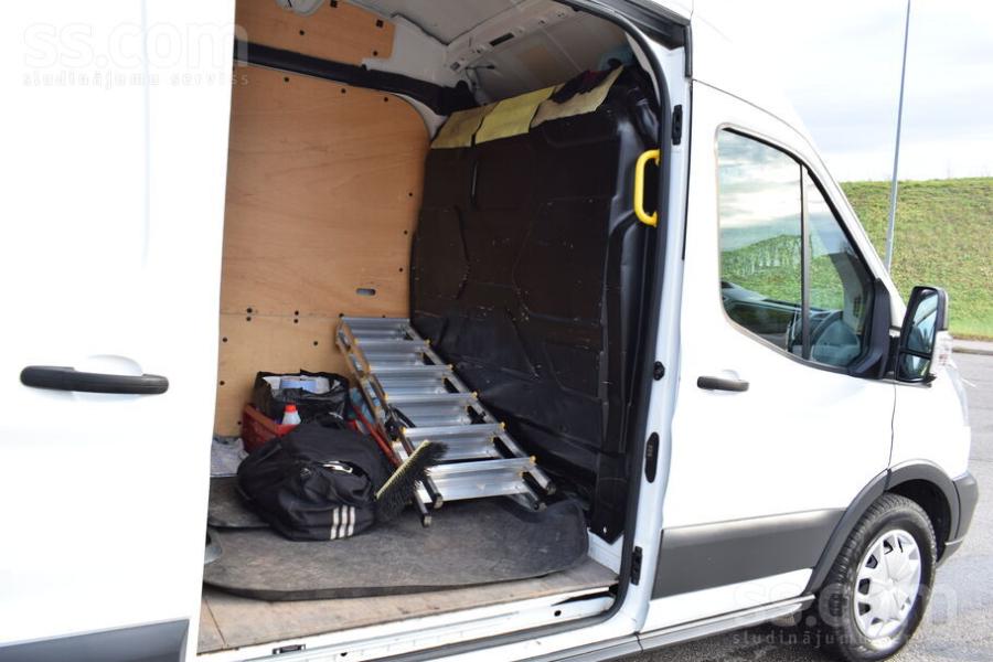 White Ford Transit 2017 in Riga, with an engine capacity of 2.00 L and mileage of 172 thousand km for 11500 €, photo 17 on AUTOMOTO.COM.LV