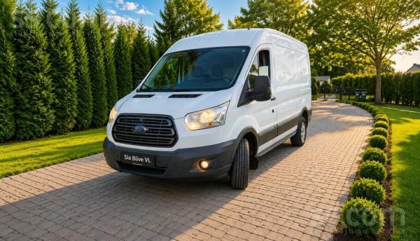 White Ford Transit 2018 in Jelgava, with an engine capacity of 2.00 L and mileage of 248 thousand km for 8000 €, photo 2 on AUTOMOTO.COM.LV