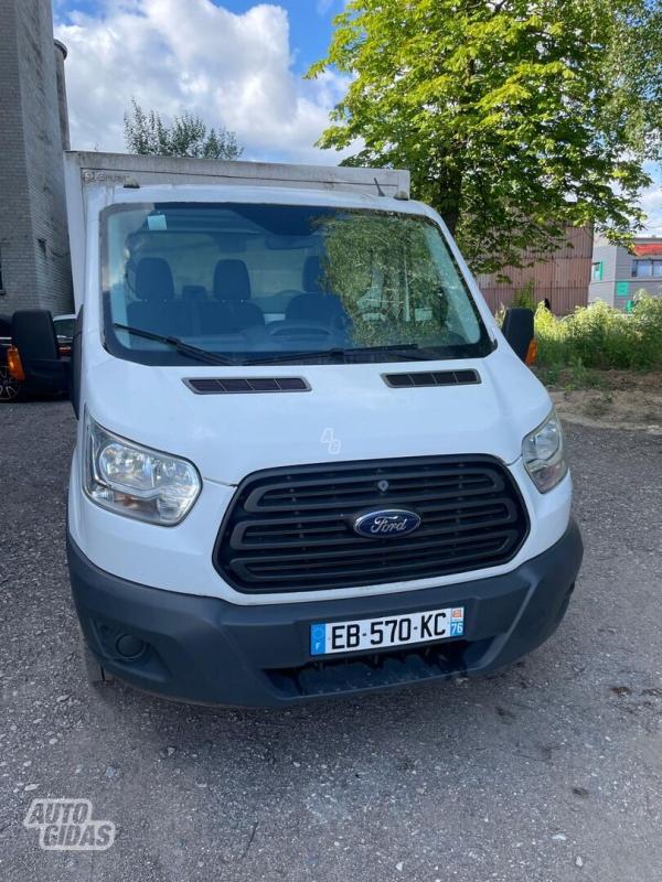 White Ford Transit 2016 in Kaunas, with an engine capacity of 2.20 L and mileage of 330 thousand km for 7850 €, photo 3 on AUTOMOTO.COM.LV