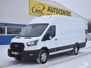 White Ford Transit 2024 in Riga, with an engine capacity of 2.00 L and mileage of 27 thousand km for 28000 €, photo 1 on AUTOMOTO.COM.LV