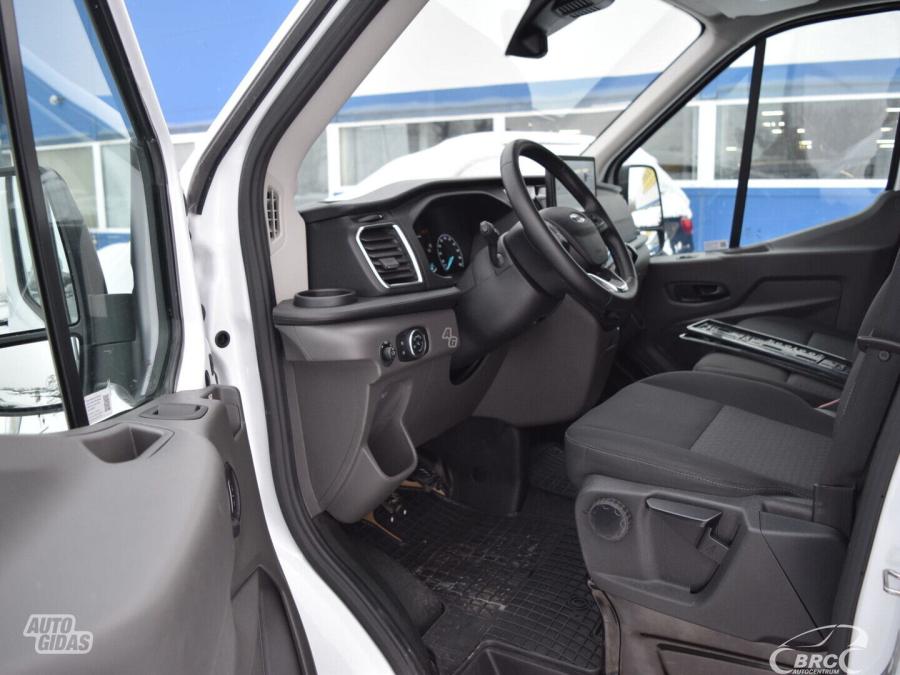 White Ford Transit 2024 in Riga, with an engine capacity of 2.00 L and mileage of 27 thousand km for 28000 €, photo 13 on AUTOMOTO.COM.LV
