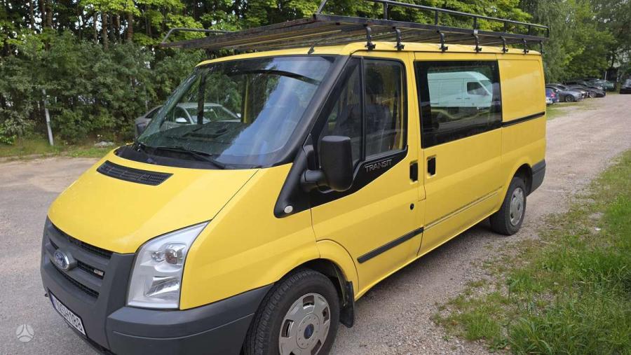 Yellow Ford Transit 2007 in Vilnius, with an engine capacity of 2.20 L and mileage of 191 thousand km for 4800 €, photo 5 on AUTOMOTO.COM.LV