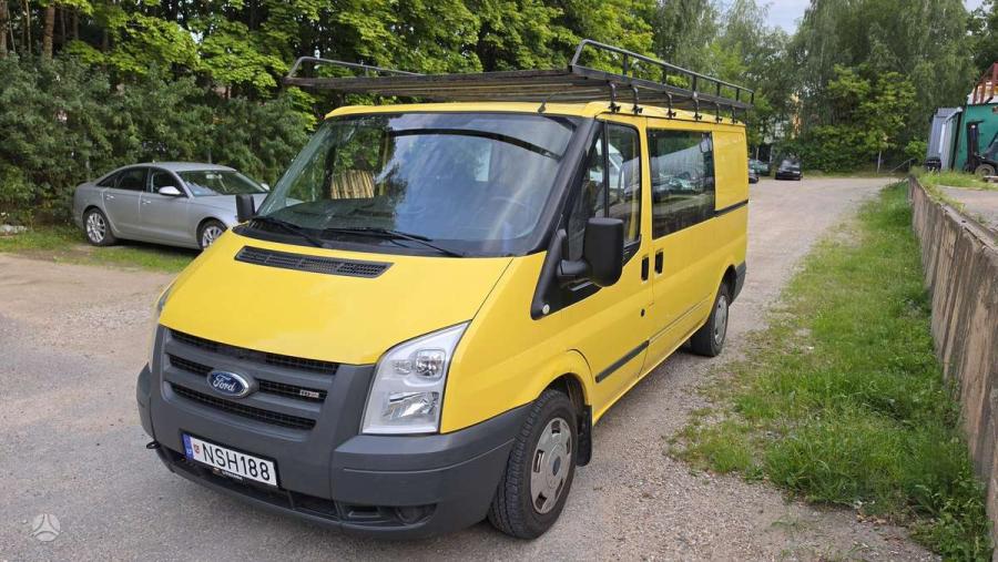 Yellow Ford Transit 2007 in Vilnius, with an engine capacity of 2.20 L and mileage of 191 thousand km for 4800 €, photo 6 on AUTOMOTO.COM.LV