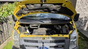 Yellow Ford Transit 2007 in Vilnius, with an engine capacity of 2.20 L and mileage of 191 thousand km for 4800 €, photo 11 on AUTOMOTO.COM.LV