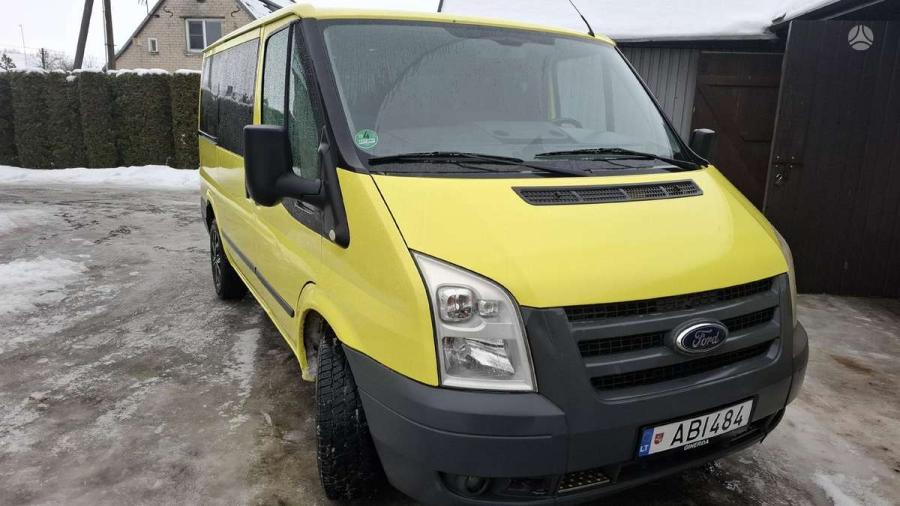 Yellow Ford Transit 2008 in Vilkaviskis, with an engine capacity of 2.20 L and mileage of 240 thousand km for 5550 €, photo 1 on AUTOMOTO.COM.LV