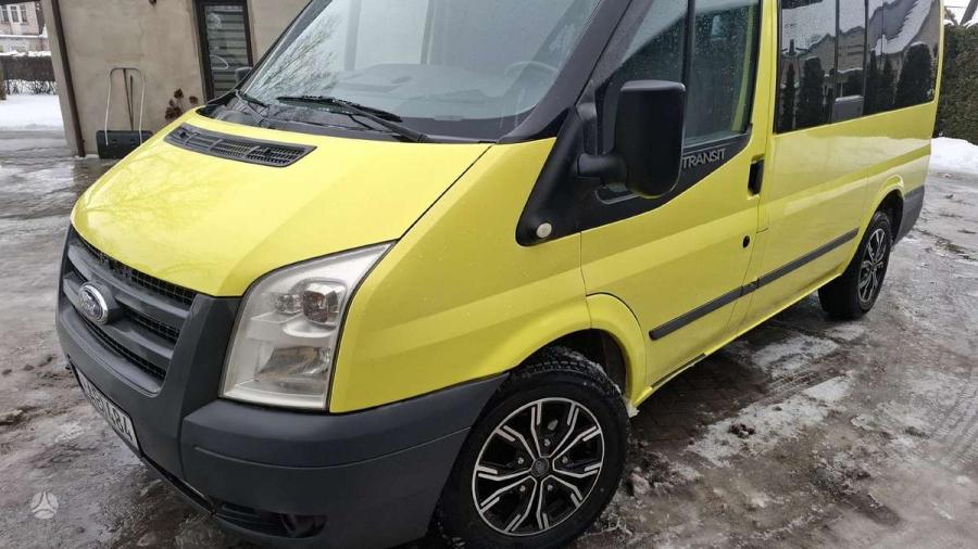 Yellow Ford Transit 2008 in Vilkaviskis, with an engine capacity of 2.20 L and mileage of 240 thousand km for 5550 €, photo 4 on AUTOMOTO.COM.LV