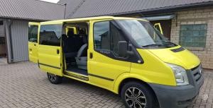 Yellow Ford Transit 2008 in Vilkaviskis, with an engine capacity of 2.20 L and mileage of 240 thousand km for 5550 €, photo 9 on AUTOMOTO.COM.LV