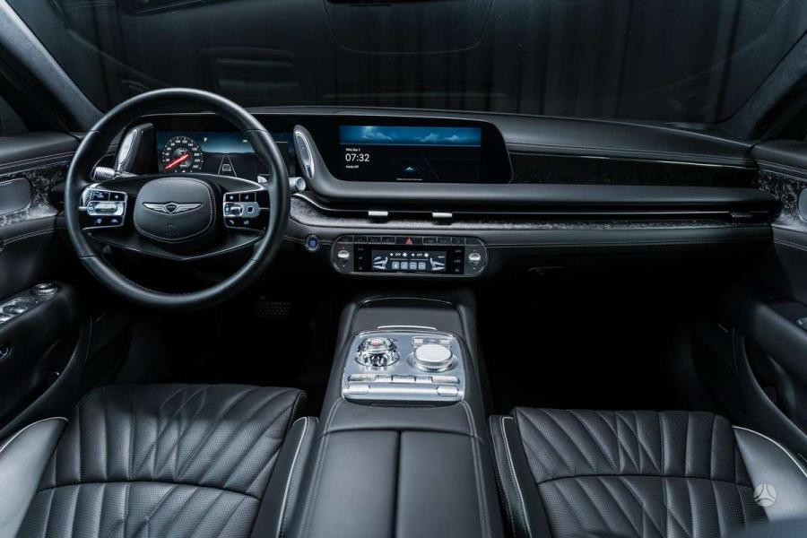 Серый Генезис G90 2023 в Вильнюс, объемом двигателя 3.00 л и пробегом 52 тыс. км за 54999 €, фото 25 на AUTOMOTO.COM.LV