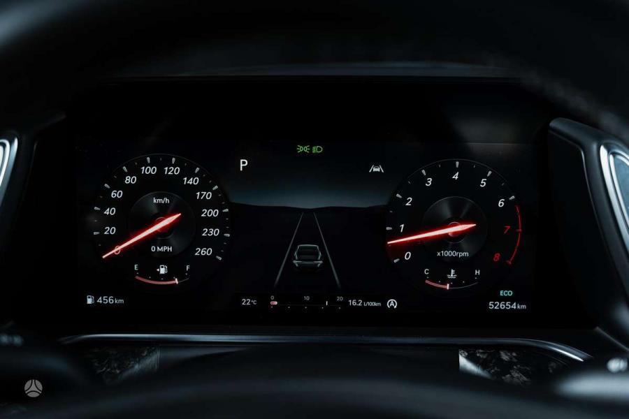 Pelēks Genesis G90 2023 Viļņa, ar dzinēja tilpumu 3.00 L un nobraukumu 52 tūkst. km par 54999 €, foto 23 vietnē AUTOMOTO.COM.LV