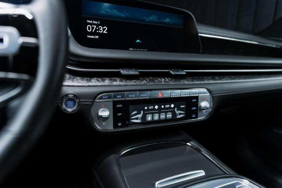 Pelēks Genesis G90 2023 Viļņa, ar dzinēja tilpumu 3.00 L un nobraukumu 52 tūkst. km par 54999 €, foto 27 vietnē AUTOMOTO.COM.LV