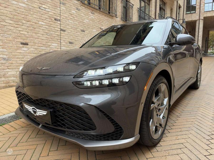 Grey Genesis GV60 2023 in Vilnius, with an engine capacity of 0.00 L and mileage of 54 thousand km for 32900 €, photo 1 on AUTOMOTO.COM.LV