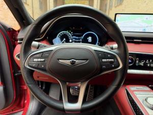 Red Genesis GV70 2023 in Vilnius, with an engine capacity of 3.50 L and mileage of 50 thousand km for 34400 €, photo 15 on AUTOMOTO.COM.LV