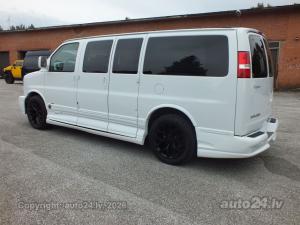 White GMC Savana 2007 in Otepaa, with an engine capacity of 5.30 L and mileage of 149 thousand km for 21800 €, photo 6 on AUTOMOTO.COM.LV
