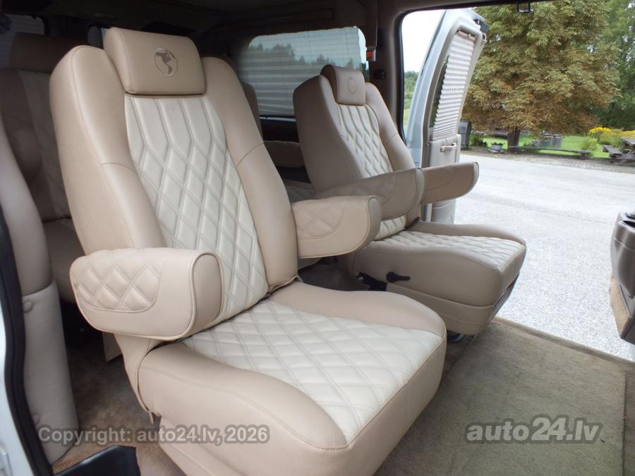 White GMC Savana 2007 in Otepaa, with an engine capacity of 5.30 L and mileage of 149 thousand km for 21800 €, photo 14 on AUTOMOTO.COM.LV