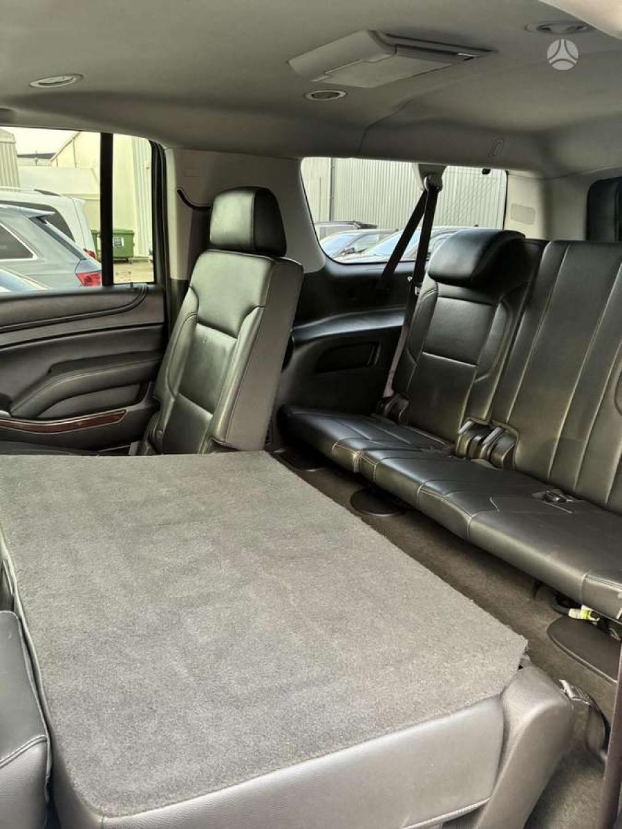 Melns GMC Yukon 2017 Viļņa, ar dzinēja tilpumu 5.30 L un nobraukumu 265 tūkst. km par 18000 €, foto 26 vietnē AUTOMOTO.COM.LV