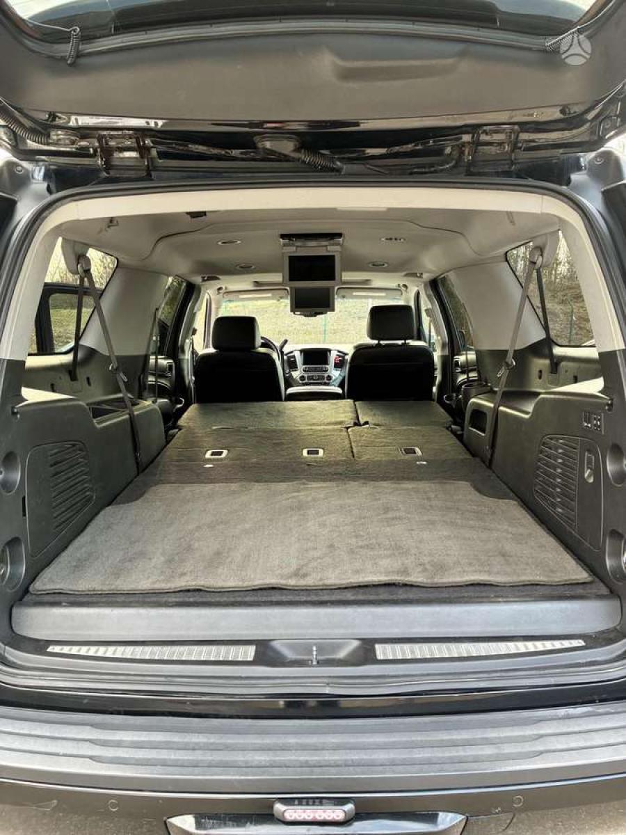 Melns GMC Yukon 2017 Viļņa, ar dzinēja tilpumu 5.30 L un nobraukumu 265 tūkst. km par 18000 €, foto 27 vietnē AUTOMOTO.COM.LV