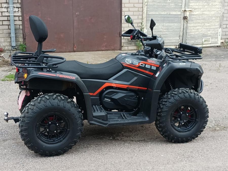 Black Goes Terrox 400L 2025 in Taurage, with an engine capacity of 0.40 L and mileage of 2 thousand km for 4250 €, photo 10 on AUTOMOTO.COM.LV