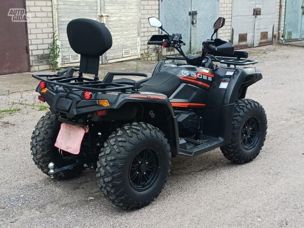 Melns Goes Terrox 400L 2025 Tauragė, ar dzinēja tilpumu 0.40 L un nobraukumu 2 tūkst. km par 4250 €, foto 10 vietnē AUTOMOTO.COM.LV