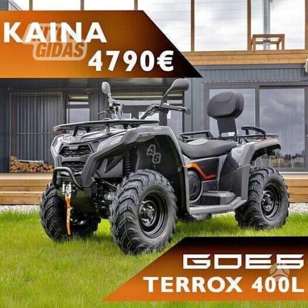 Goes Terrox 400L 2025 in Vilnius, with an engine capacity of 0.40 L and mileage of 0 thousand km for 4790 €, photo 5 on AUTOMOTO.COM.LV