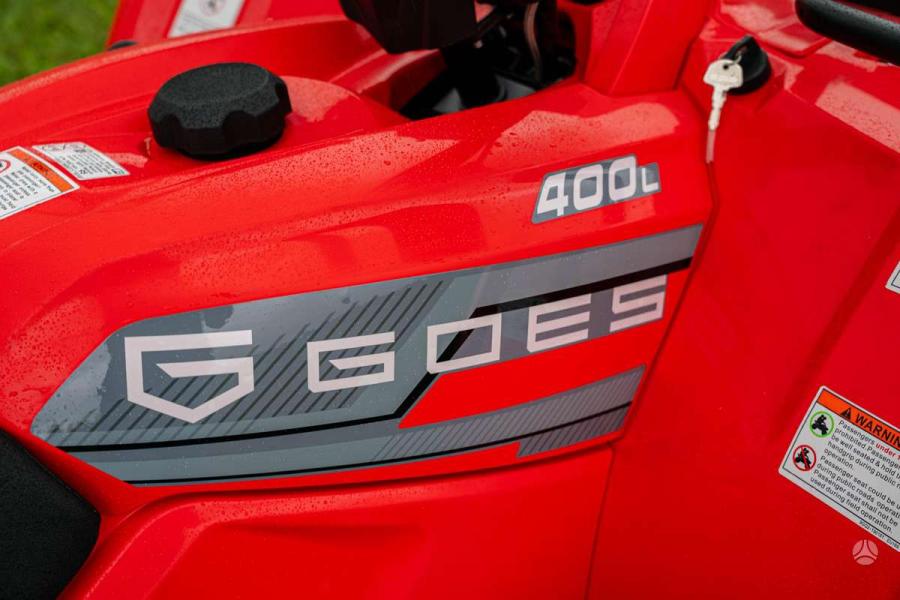 Red Goes Terrox 400L 2026 in Kaunas, with an engine capacity of 0.40 L and mileage of 0 thousand km for 4790 €, photo 13 on AUTOMOTO.COM.LV