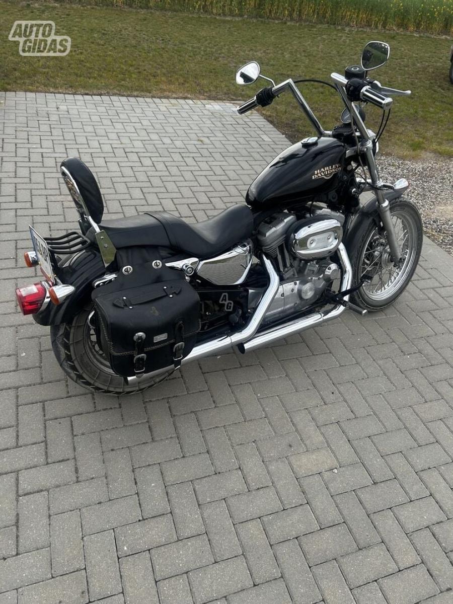 Black Harley-Davidson 883 2009 in Vilnius, with an engine capacity of 0.00 L and mileage of 15 thousand km for 4300 €, photo 1 on AUTOMOTO.COM.LV