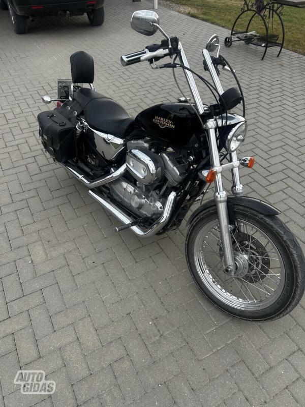 Black Harley-Davidson 883 2009 in Vilnius, with an engine capacity of 0.00 L and mileage of 15 thousand km for 4300 €, photo 2 on AUTOMOTO.COM.LV