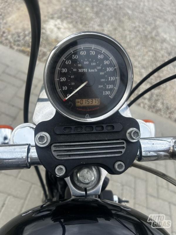 Black Harley-Davidson 883 2009 in Vilnius, with an engine capacity of 0.00 L and mileage of 15 thousand km for 4300 €, photo 6 on AUTOMOTO.COM.LV