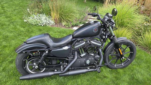 Black Harley-Davidson 883 2020 in Kaunas, with an engine capacity of 0.88 L and mileage of 3 thousand km for 8700 €, photo 5 on AUTOMOTO.COM.LV