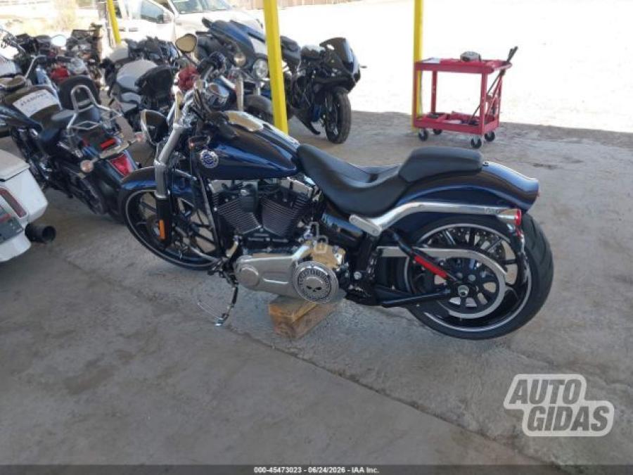 Zils Harley-Davidson Breakout Klaipėda, ar dzinēja tilpumu 0.00 L un nobraukumu 0 tūkst. km par 6500 €, foto 1 vietnē AUTOMOTO.COM.LV