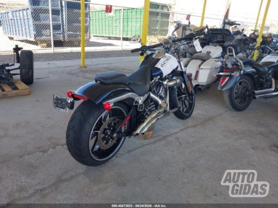 Zils Harley-Davidson Breakout Klaipėda, ar dzinēja tilpumu 0.00 L un nobraukumu 0 tūkst. km par 6500 €, foto 10 vietnē AUTOMOTO.COM.LV
