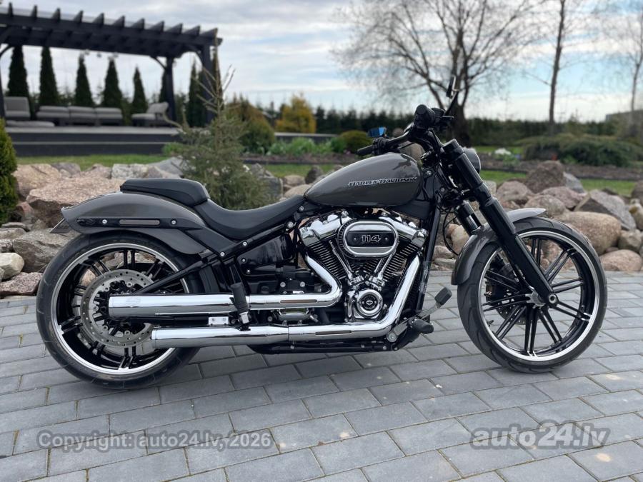 Grey Harley-Davidson Breakout 2019 in Tartu, with an engine capacity of 1.87 L and mileage of 11 thousand km for 23499 €, photo 3 on AUTOMOTO.COM.LV