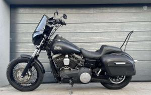 Melns Harley-Davidson Dyna Street Bob 2014 Viļņa, ar dzinēja tilpumu 1.69 L un nobraukumu 19 tūkst. km par 7495 €, foto  vietnē AUTOMOTO.COM.LV