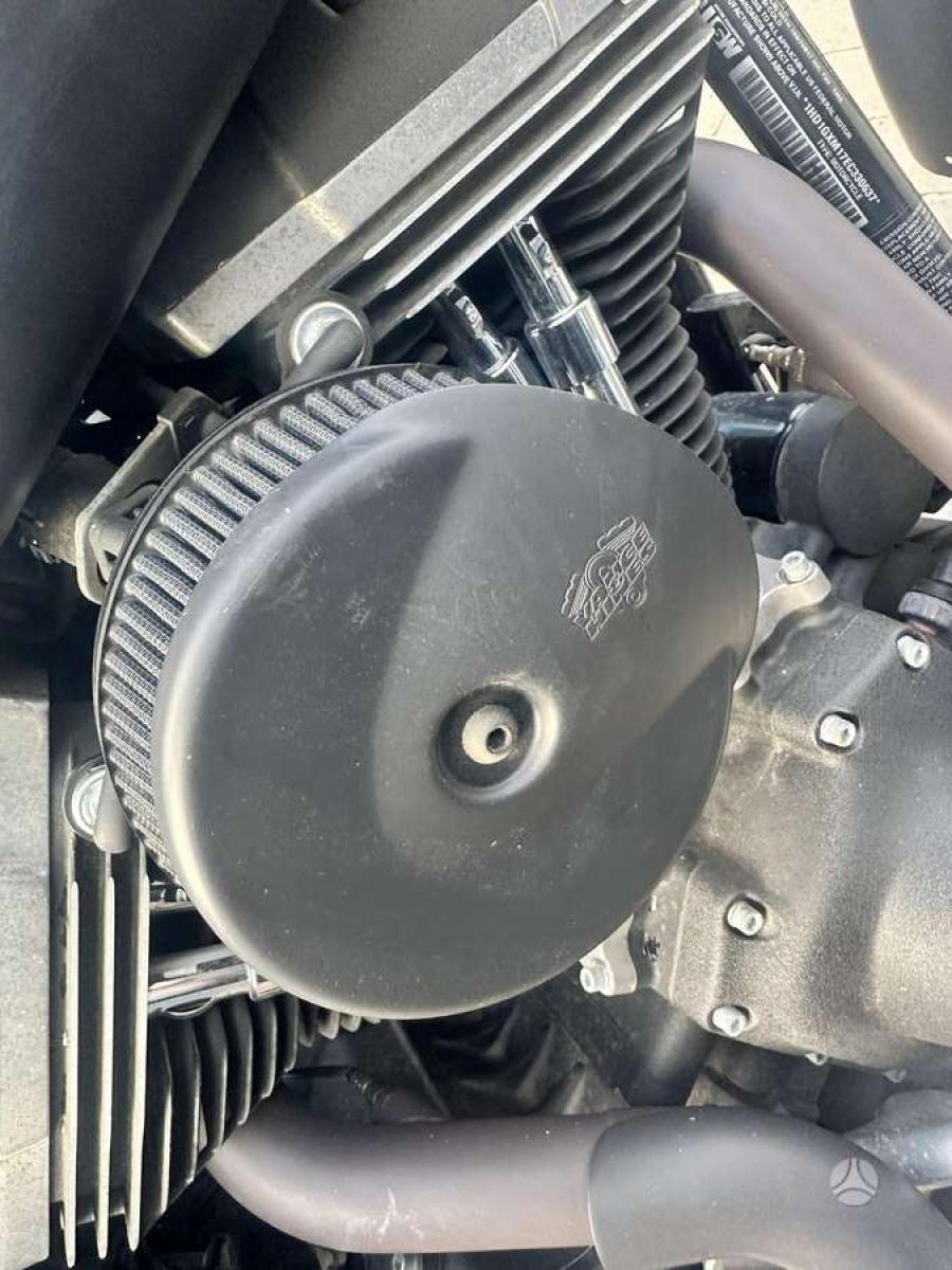 Melns Harley-Davidson Dyna Street Bob 2014 Viļņa, ar dzinēja tilpumu 1.69 L un nobraukumu 19 tūkst. km par 7495 €, foto 13 vietnē AUTOMOTO.COM.LV