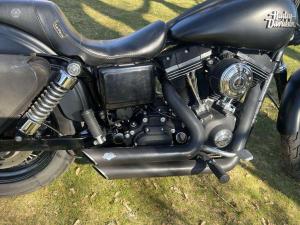 Черный Харли-Девидсон Dyna Street Bob 2016 в Таураге, объемом двигателя 1.69 л и пробегом 15 тыс. км за 7499 €, фото 5 на AUTOMOTO.COM.LV