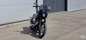 Black Harley-Davidson Dyna Street Bob 2017 in Klaipeda, with an engine capacity of 1.70 L and mileage of 20 thousand km for 8400 €, photo 7 on AUTOMOTO.COM.LV