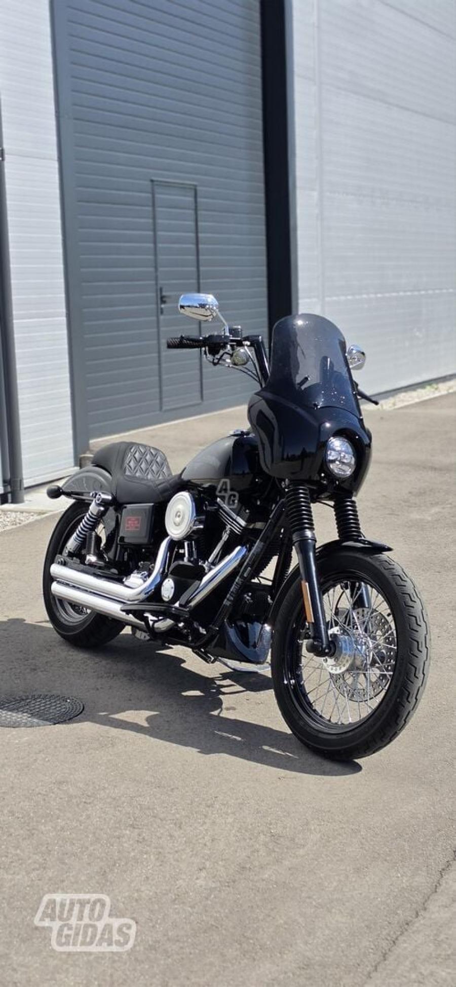 Melns Harley-Davidson Dyna Street Bob 2017 Klaipėda, ar dzinēja tilpumu 1.70 L un nobraukumu 20 tūkst. km par 7200 €, foto 1 vietnē AUTOMOTO.COM.LV